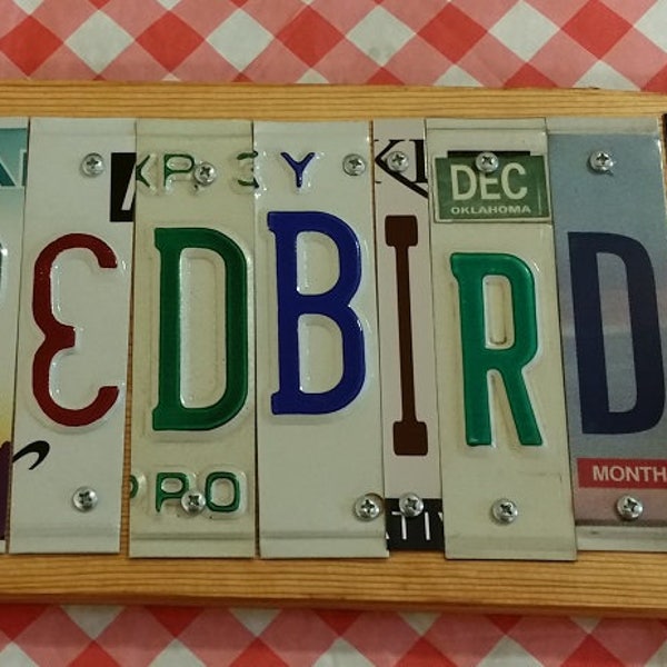 Cardinal License Plate - Etsy