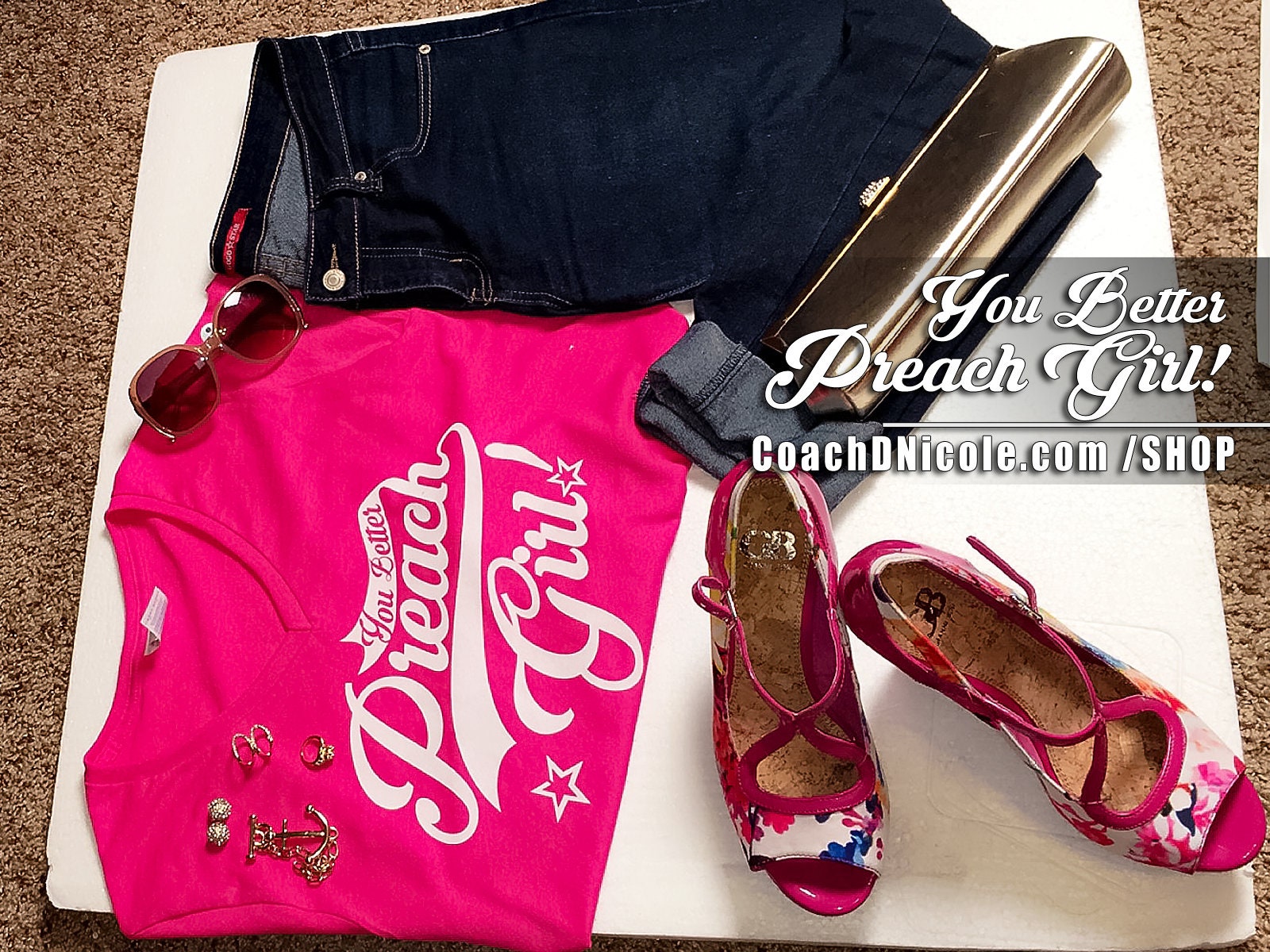 You Better PREACH GIRL Christian Quote Inspirational Tee Bible | Etsy