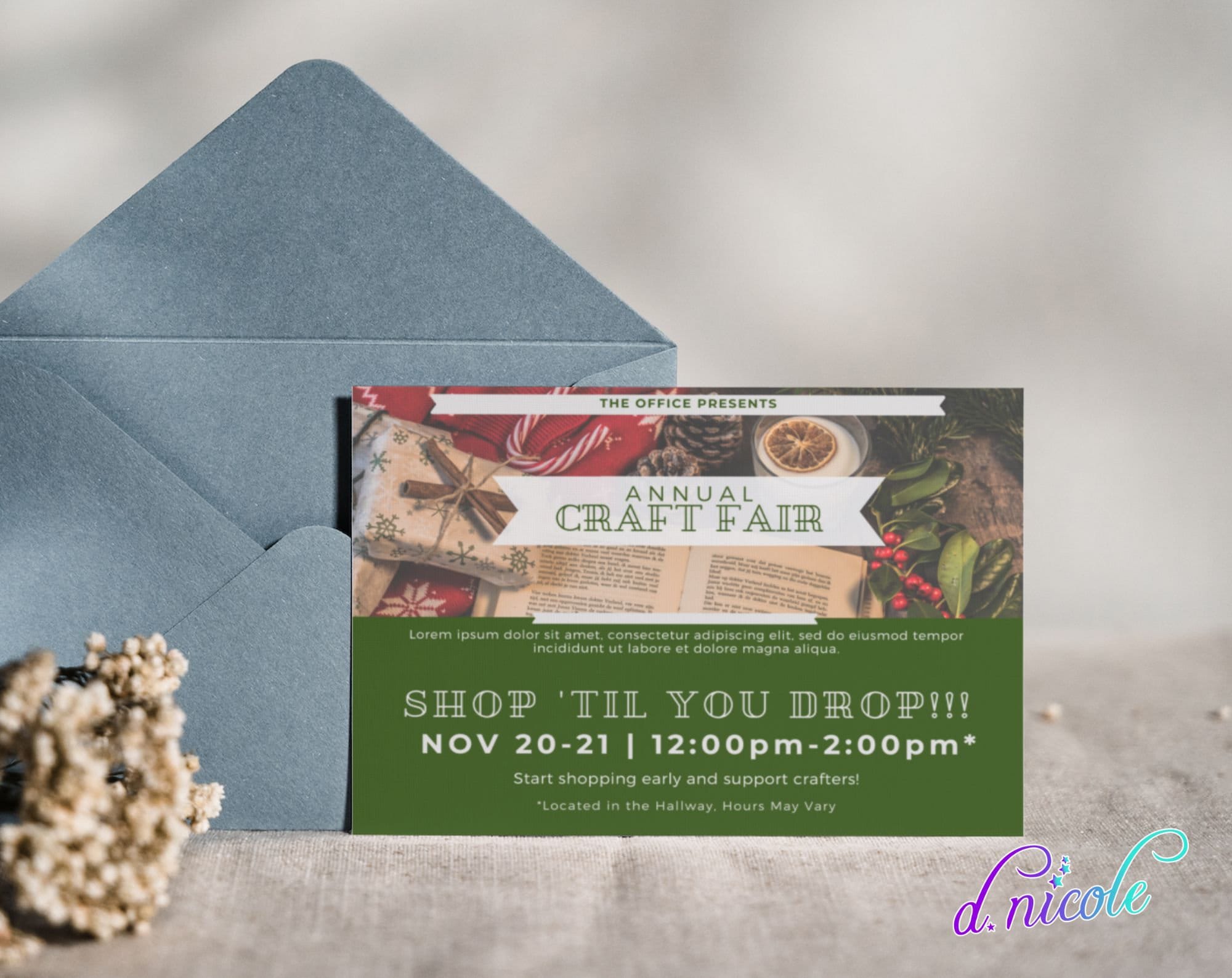 2 Craft Fair Flyer Templates, Editable in Canva | Graphic Design ...