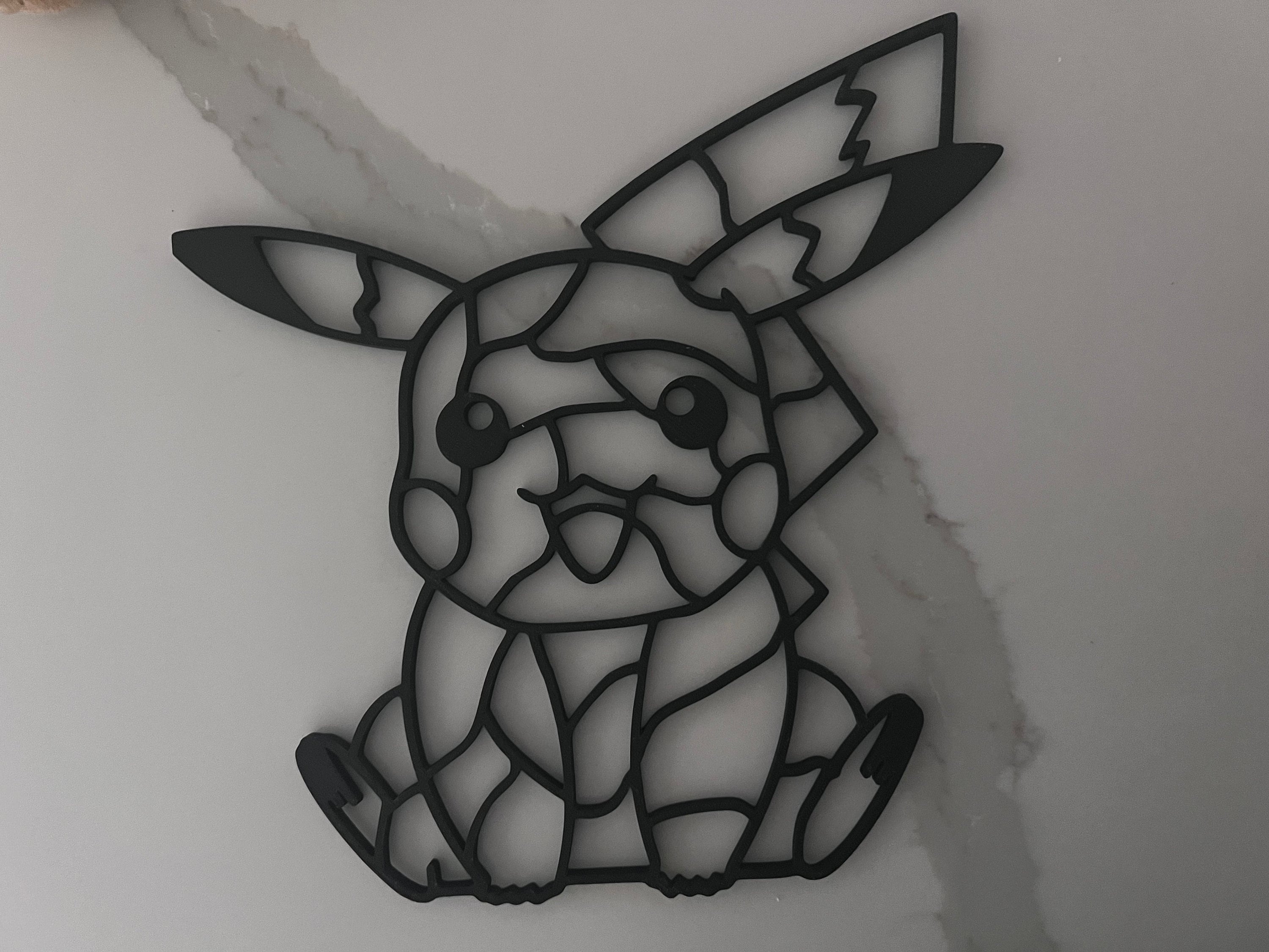 Pikachu Puzzle 3D Print | Pokémon Fan Art - Etsy