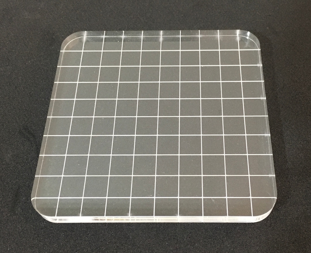 Clear Transparent Acrylic Mounting Block for Cling Silicone - Etsy