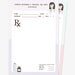 Rx Custom Prescription Notepad Personalized Doctor - Etsy