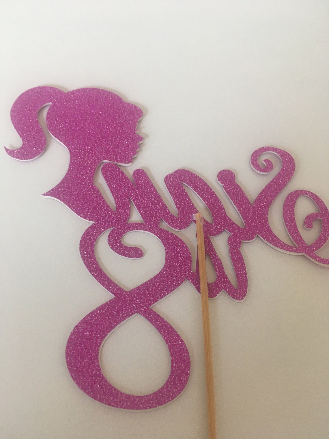 Pink Barbie head personalised cake topper cake decoration | Etsy