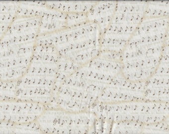 Sheet Music Fabric - Etsy