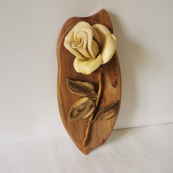Carved Wood Roses - Etsy