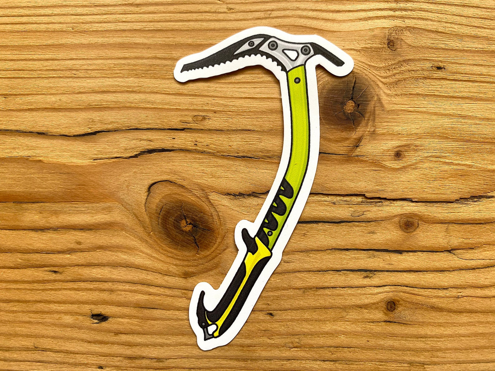 Rock Climbing Vinyl Sticker Set: Mountaineering Rope Ice | Etsy