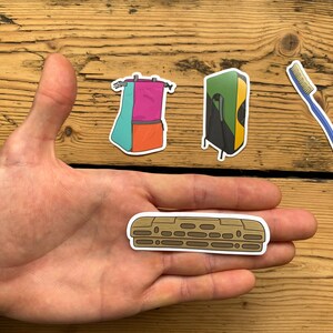 Rock Climbing Vinyl Sticker Set: Bouldering Brush Mat Chalk - Etsy