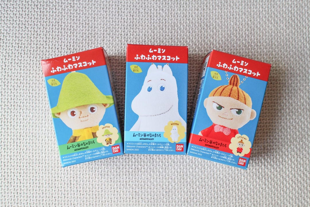 Moomin Snufkin Little May Fluffy Mascot Keychain - Etsy UK