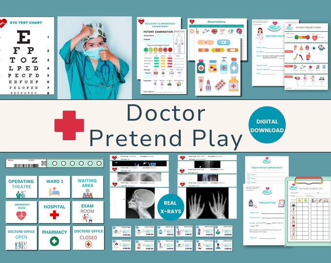 Kids Play Pretend Doctor Check Up, Pretend Doctor, Play Doctor, Check ...