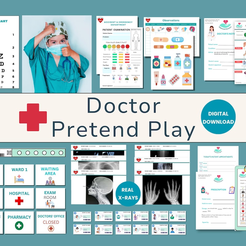 Kid Doctor Printable - Etsy