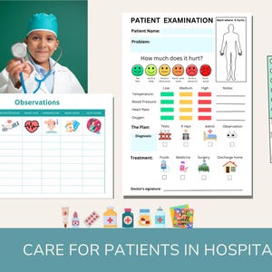 Doctor Pretend Play Set: Dramatic Role Play, Homeschool Printable ...
