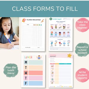 Teacher Pretend Play Printable Set: Homeschool Classroom Role Play ...