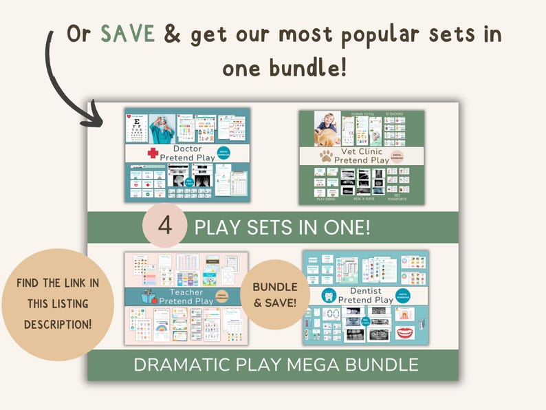 Doctor Pretend Play Set: Dramatic Role Play, Homeschool Printable ...