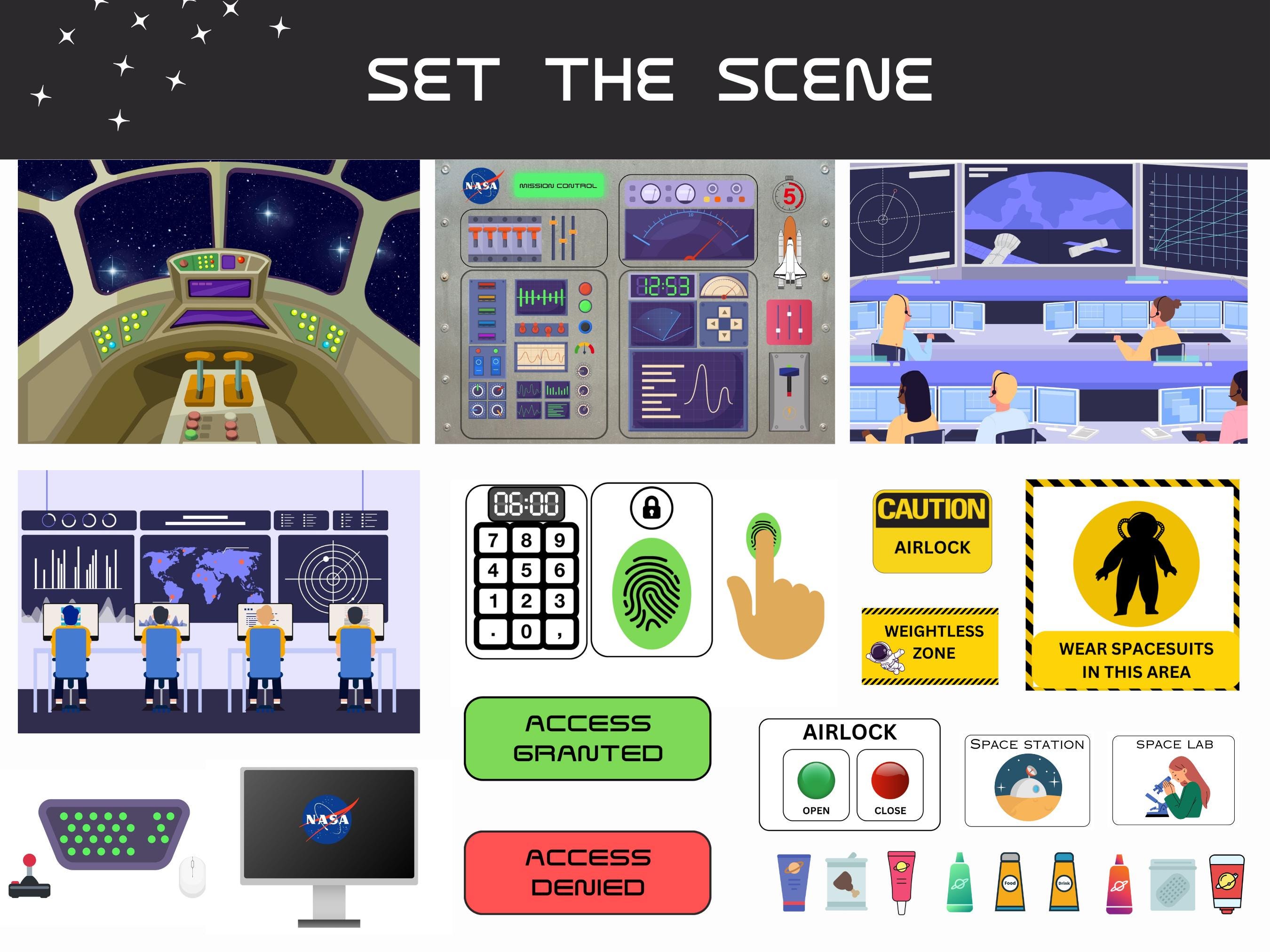 Space Dramatic Play Set: Astronaut Role Play, Montessori Learning ...