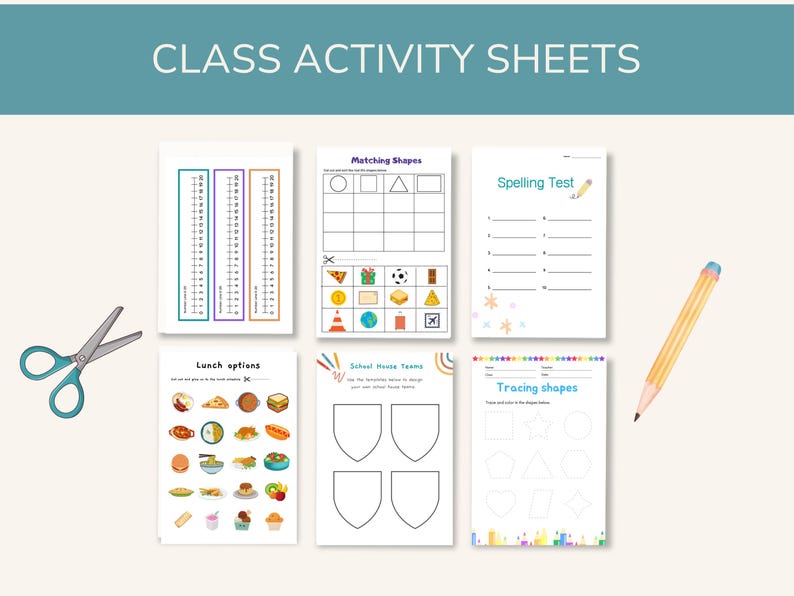 Teacher Pretend Play Printable Set: Homeschool Classroom Role Play ...