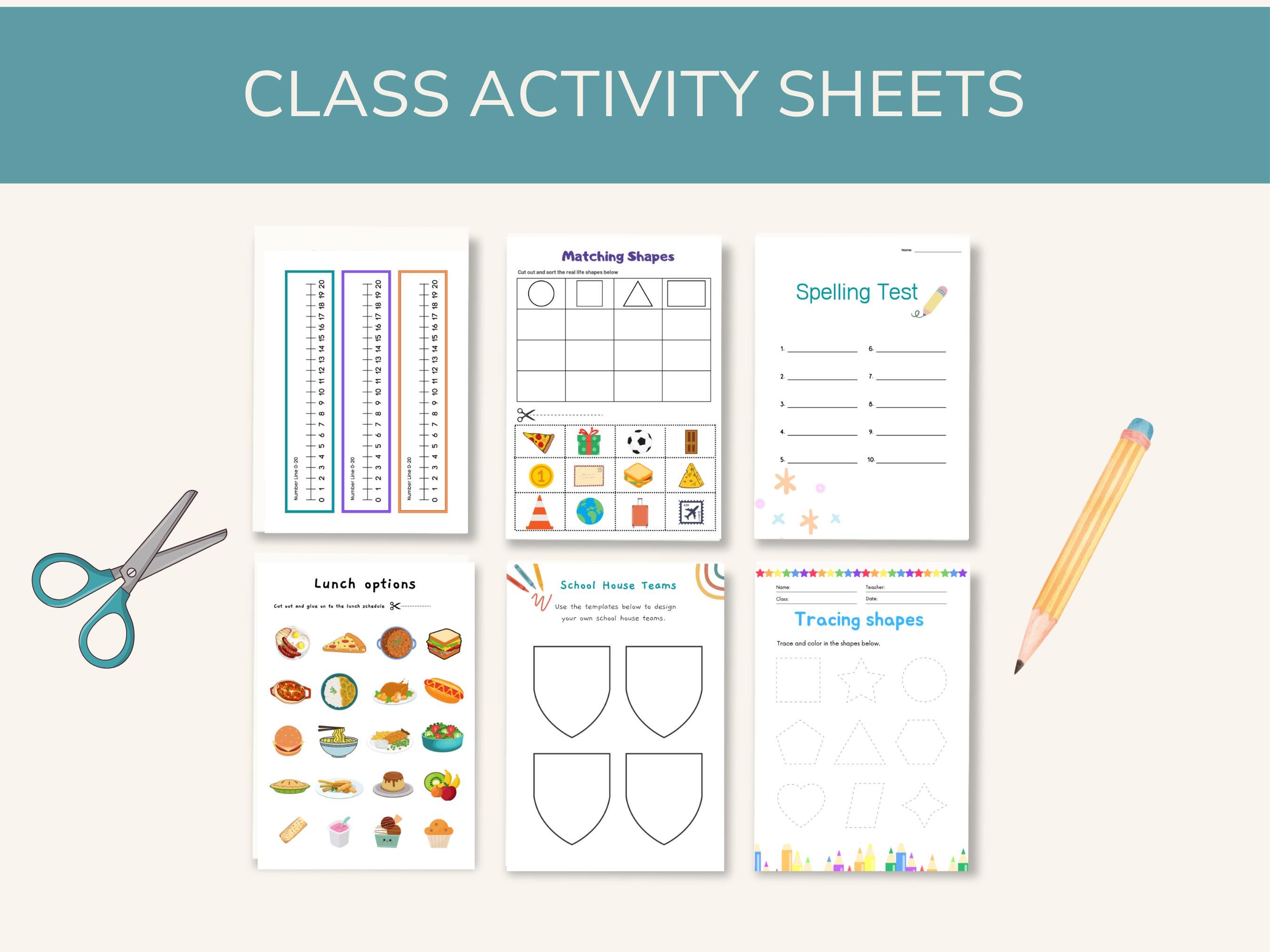Teacher Pretend Play Printable Set: Homeschool Classroom Role Play ...