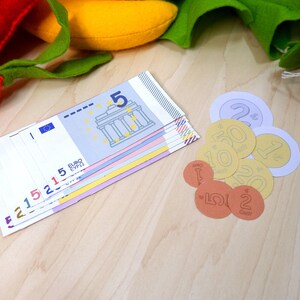 Soldi finti stampabili "Bancotte e monete in euro" per bambini ...