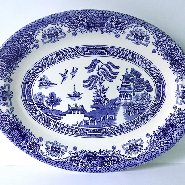 Willow Pattern Plate - Etsy