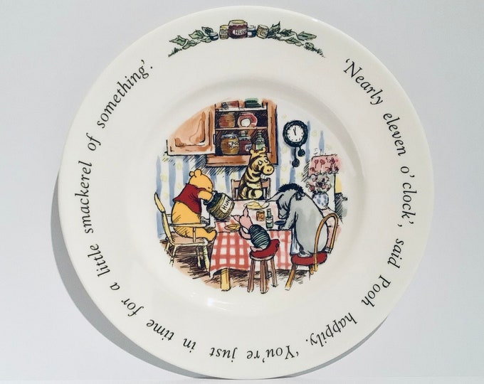 Winnie the Pooh Plate, Royal Doulton Winnie the Pooh Plate, Winnie the ...