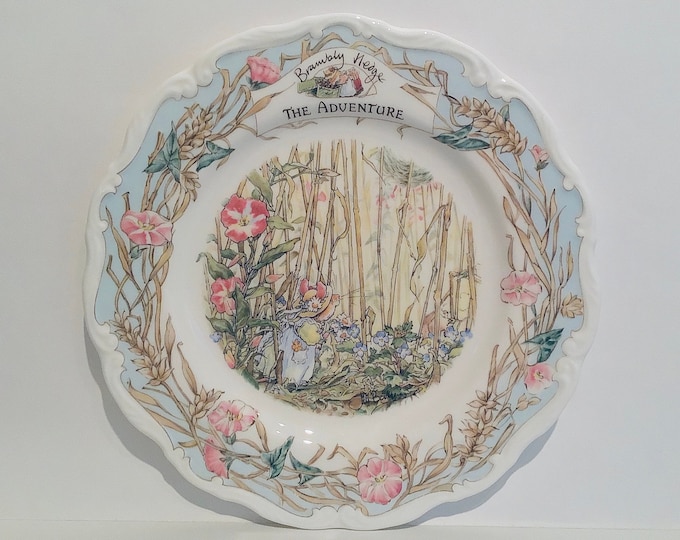 Brambly Hedge the Adventure Plate, Doulton Brambly Hedge 8 Inch Plate ...