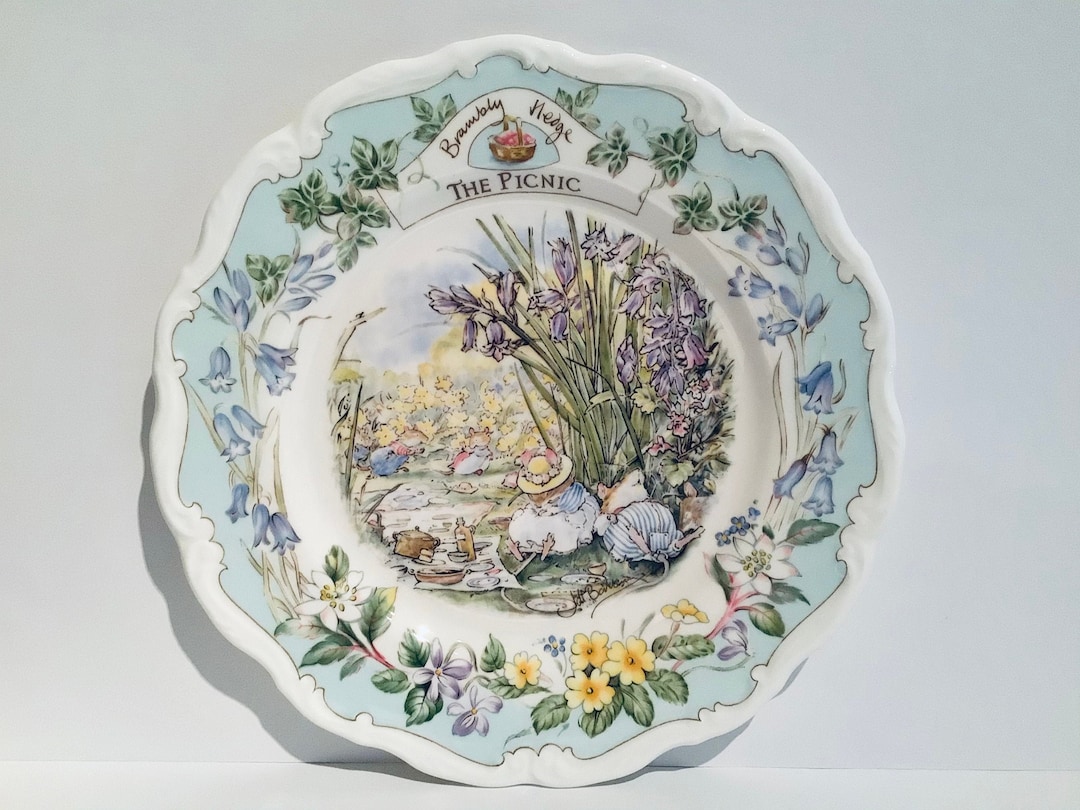 Brambly Hedge the Picnic Plate, Royal Doulton Brambly Hedge 8 Inch ...
