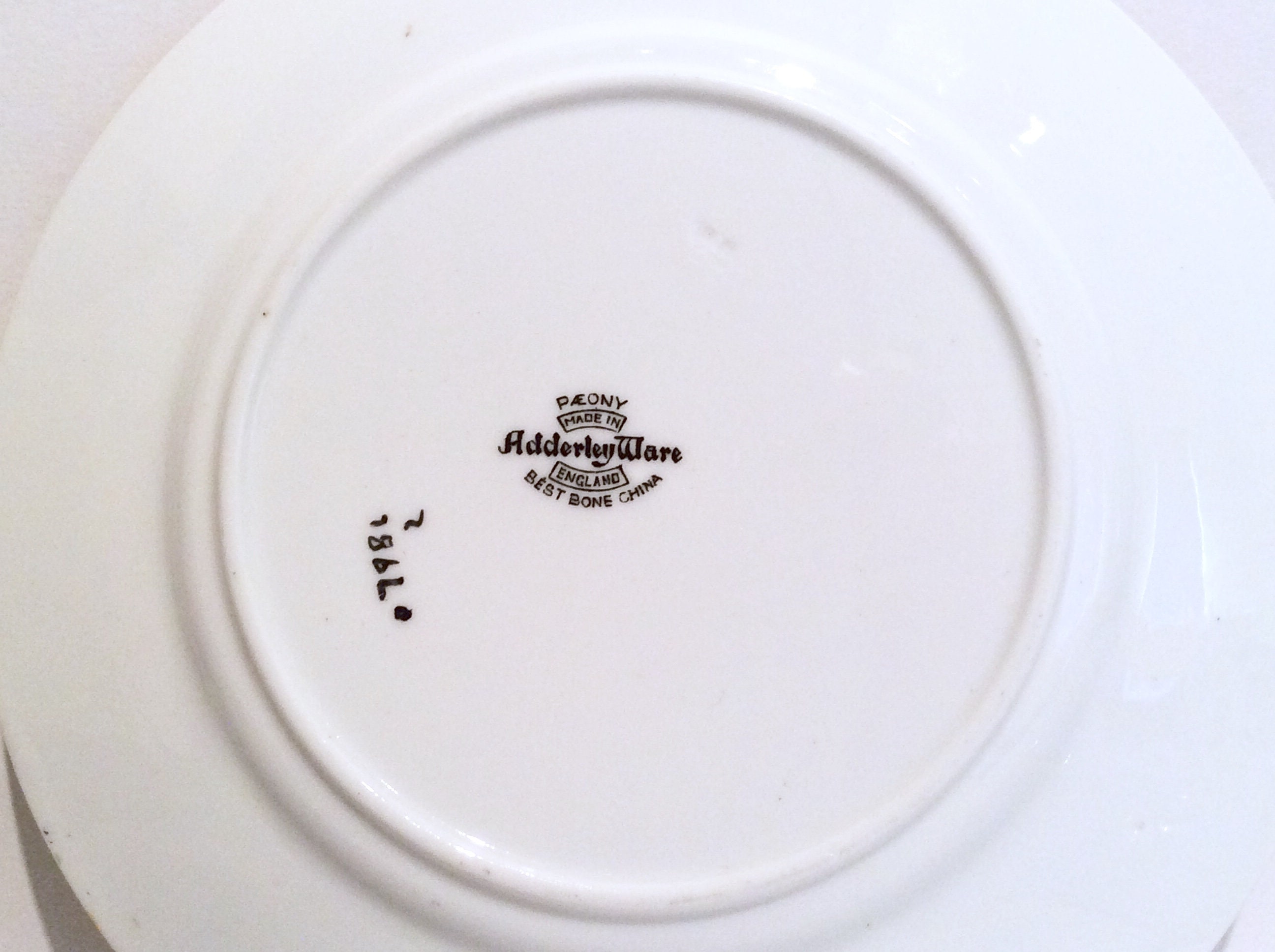 Art Deco Adderley Ware Bone China Trio Adderley Peony Hand | Etsy