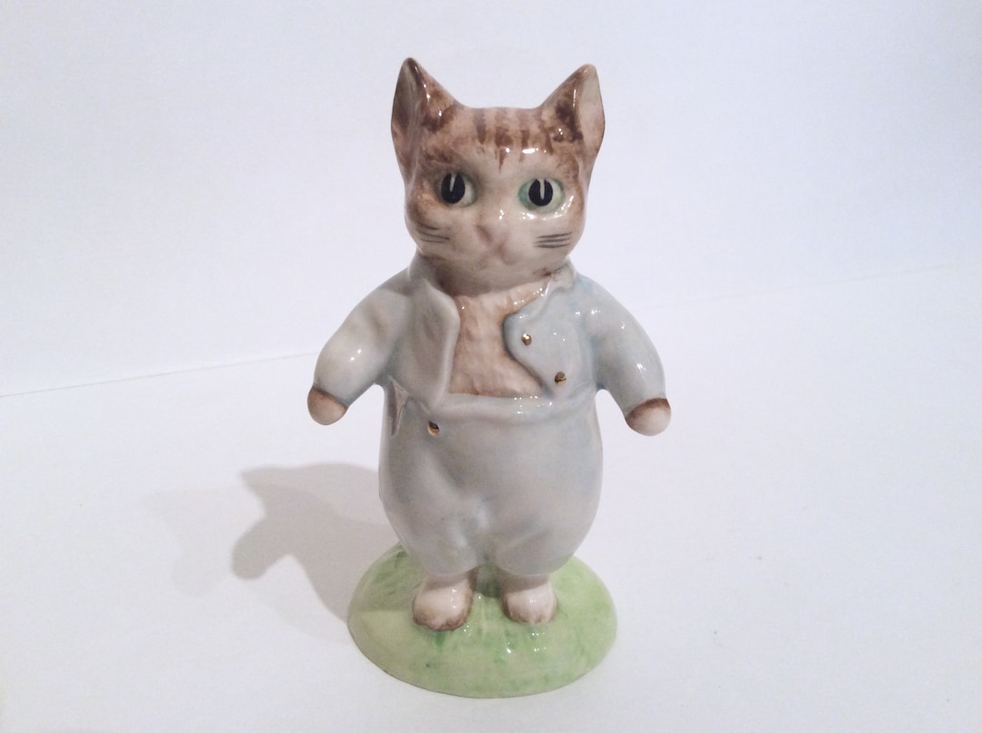Beswick Tom Kitten Gold Stamp Figurine, Beswick Gold Stamp Collectibles ...
