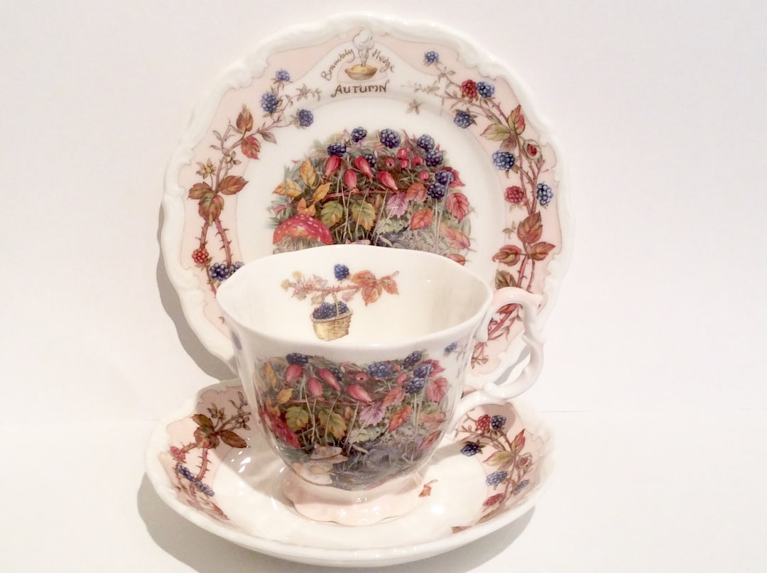 Brambly Hedge Autumn Trio, Royal Doulton Brambly Hedge, Doulton Bone ...