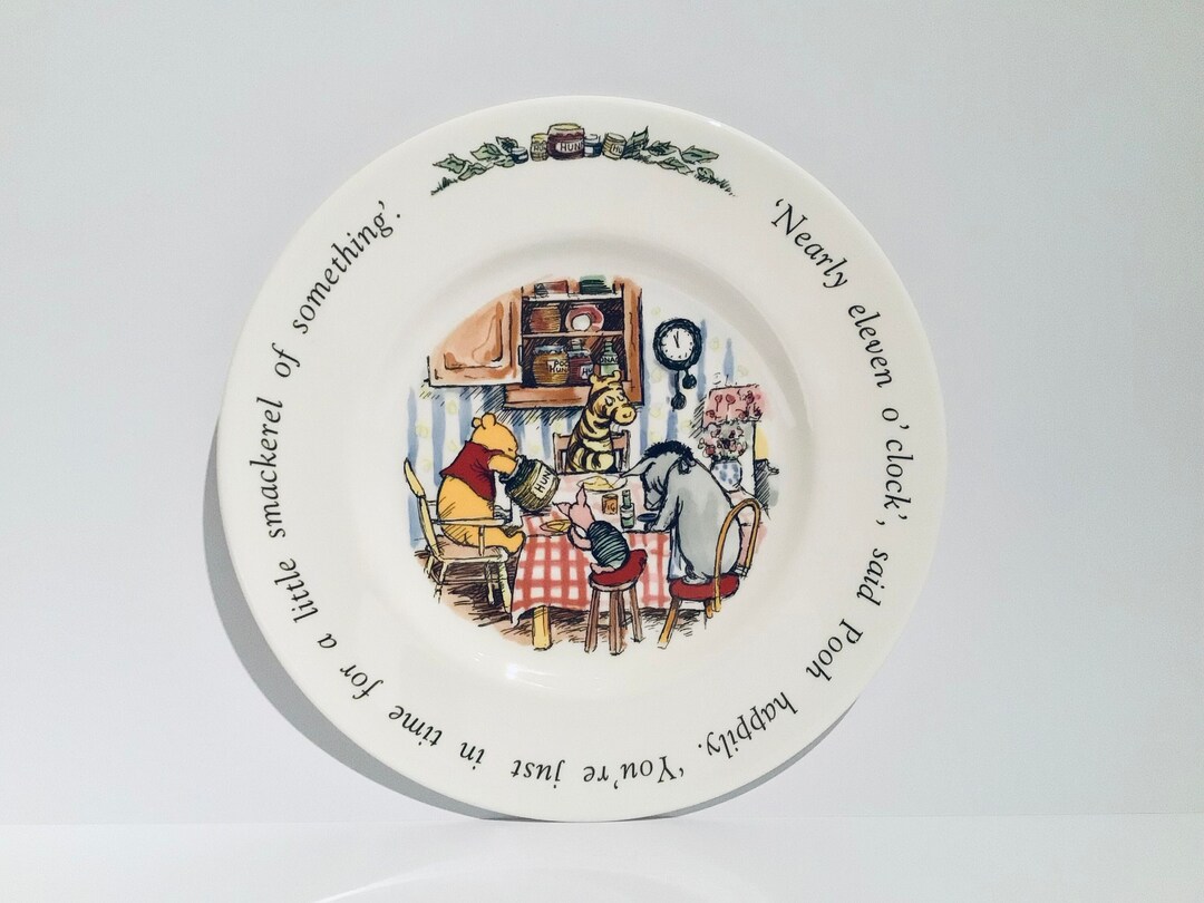 Winnie the Pooh Plate, Royal Doulton Winnie the Pooh Plate, Winnie the ...