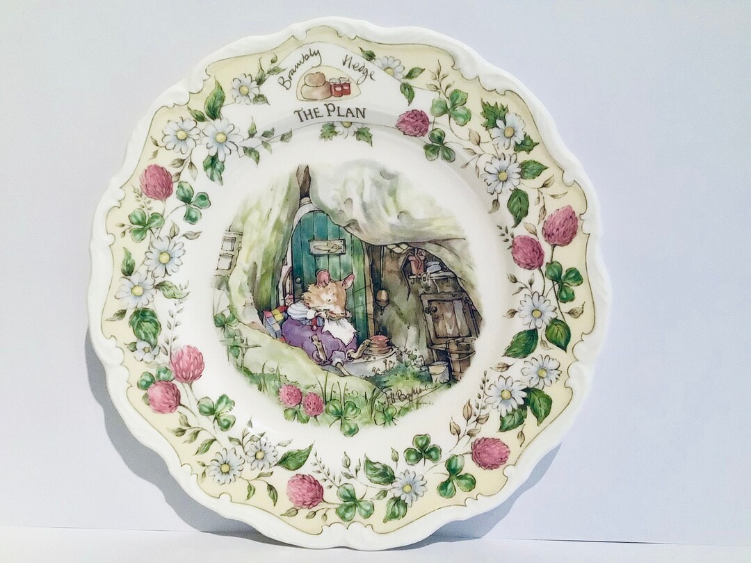 Brambly Hedge the Plan Plate, Royal Doulton Brambly Hedge 8 Inch Plate ...