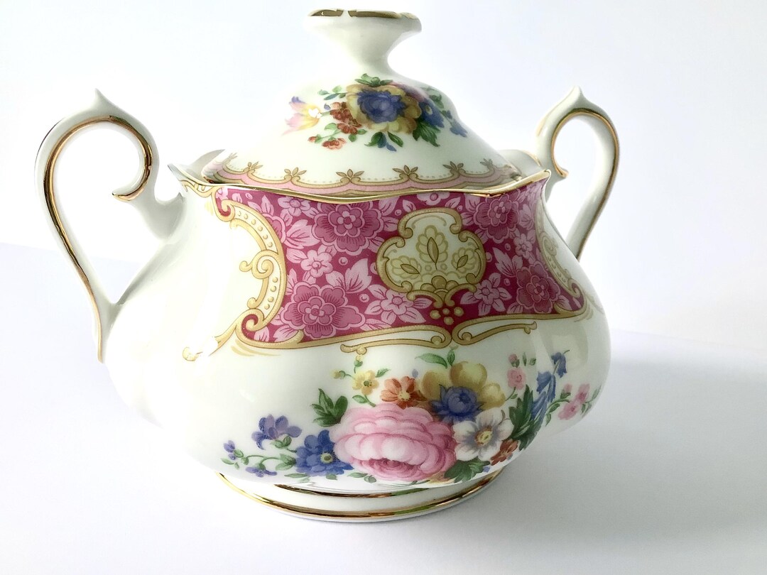 Royal Albert Lady Carlyle Sugar Bowl,royal Albert Bone China,lady ...