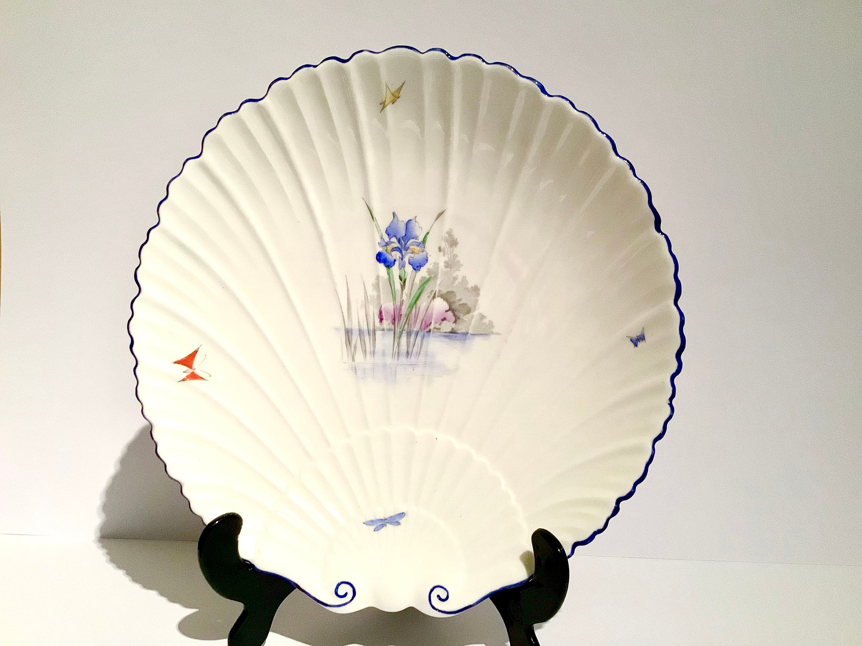 Shelley Art Deco Shell Shaped Dish Shelley China Scallop | Etsy