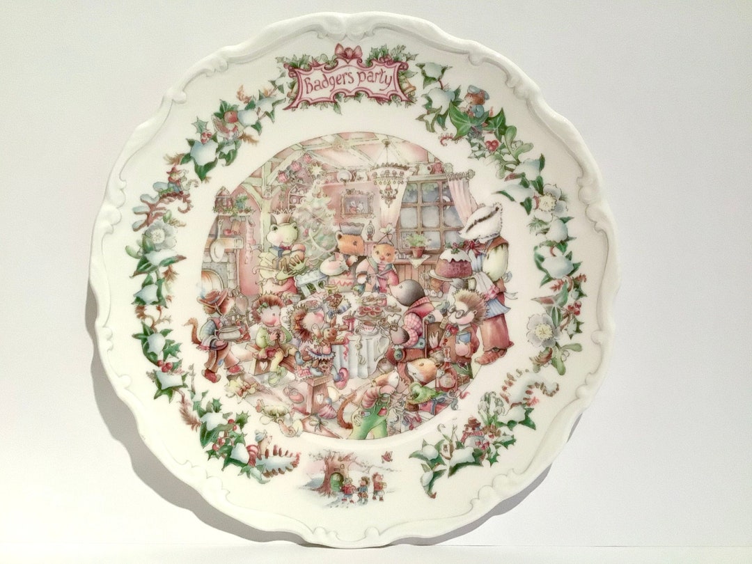 Wind in the Willows Badgers Party Plate, Royal Doulton Wind in the ...