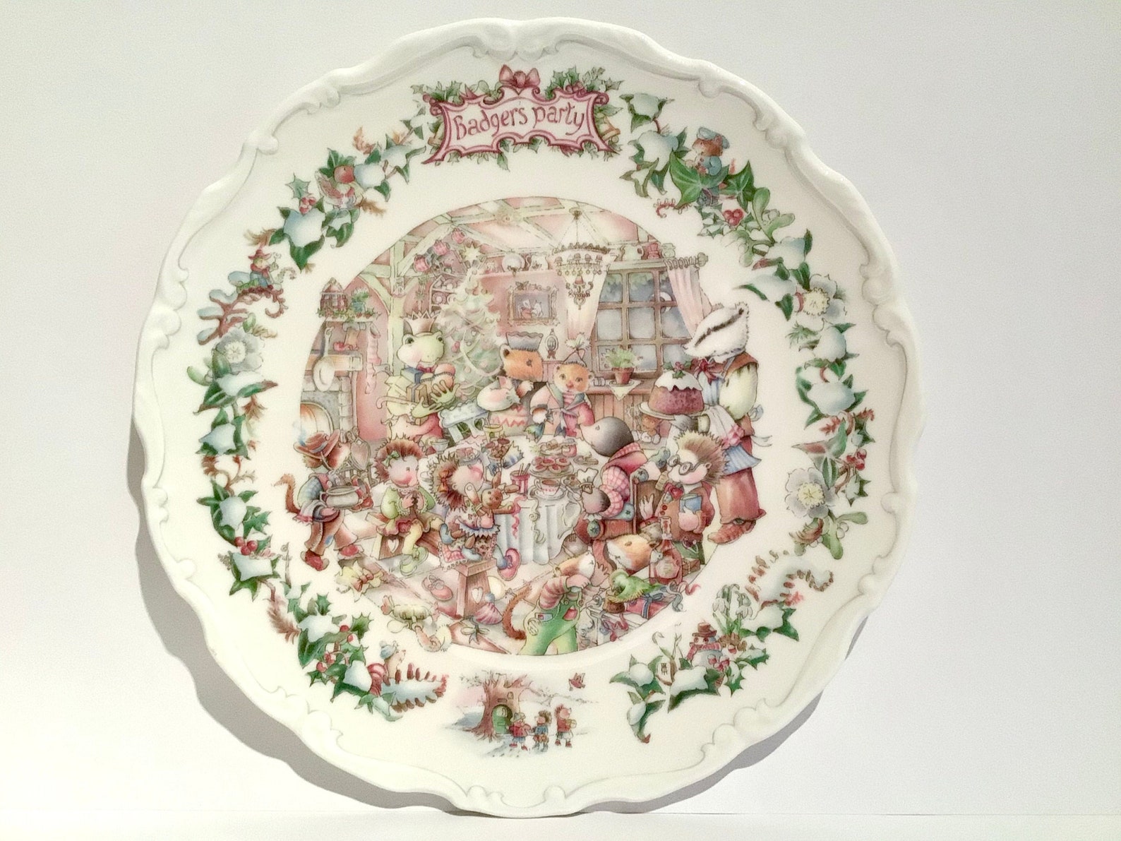 Wind in the Willows Badgers Party Plate, Royal Doulton Wind in the ...