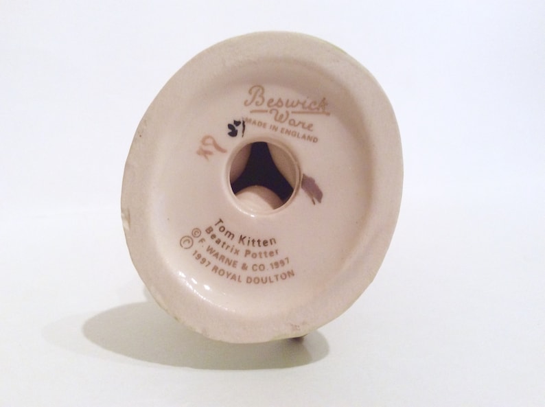 Beswick Tom Kitten Gold Stamp Figurine Beswick Gold Stamp | Etsy UK