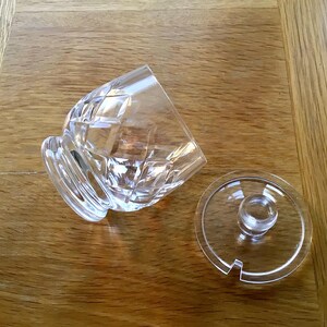 Stuart Crystal Jam Pot, Small Lidded Crystal Glass Marmalade Jar ...