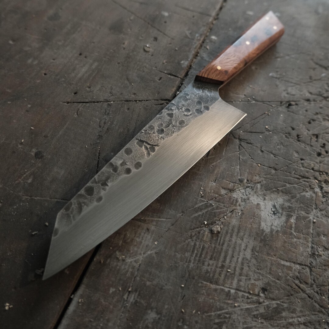 Holm Oak_forged Bunka Knife 18cm - Etsy