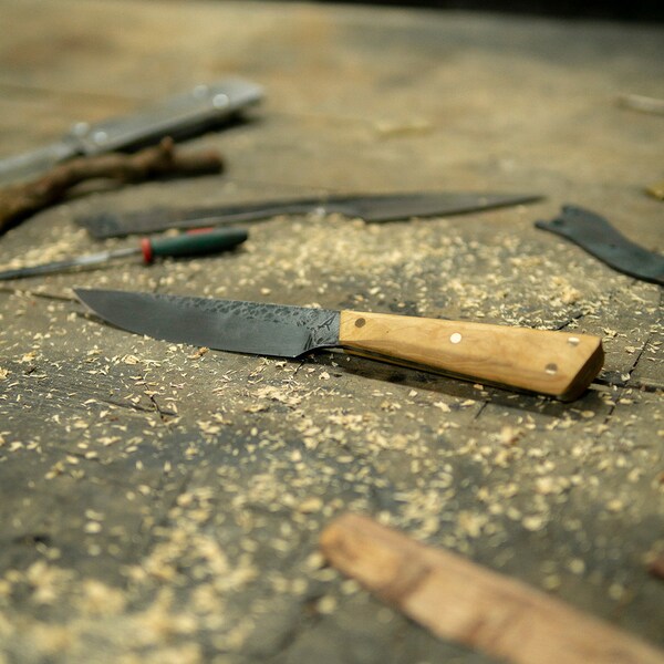 Hand Forged Knife - Etsy