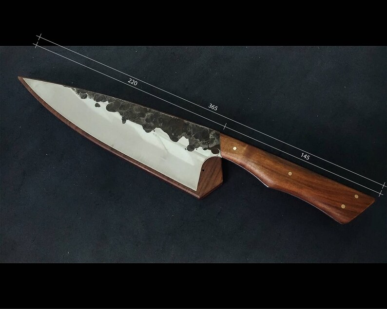 Forged Chef Knife 22cm - Etsy