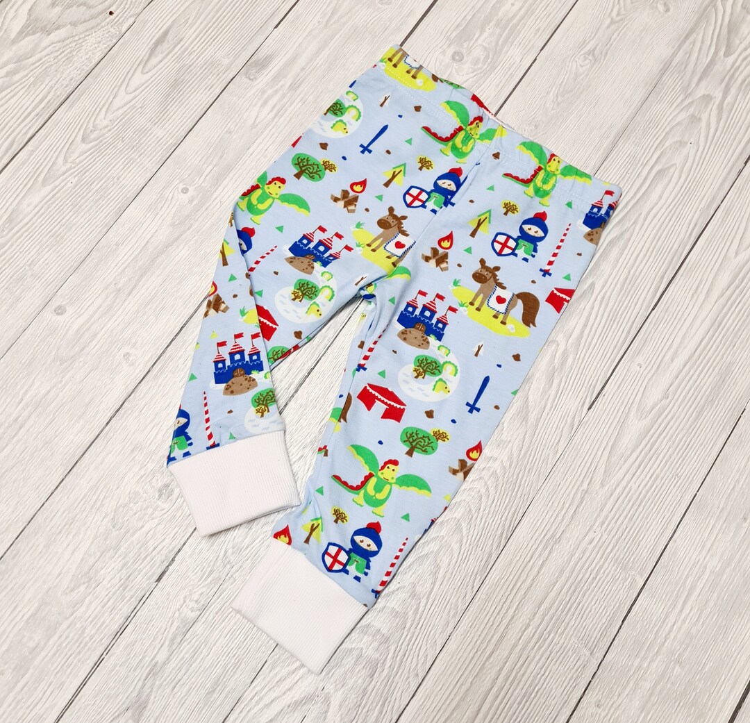 Kids Fantasy Adventure Pants, Baby Dragon Castle Pants, Toddler Knight ...