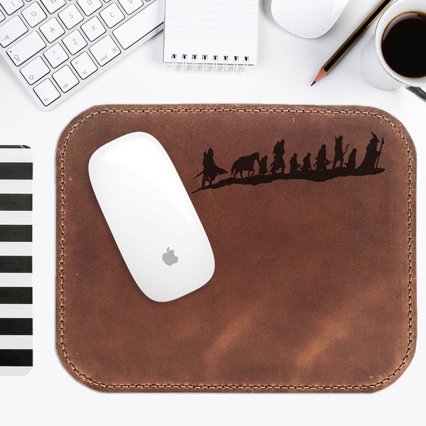 Leather Mouse Pad - Etsy