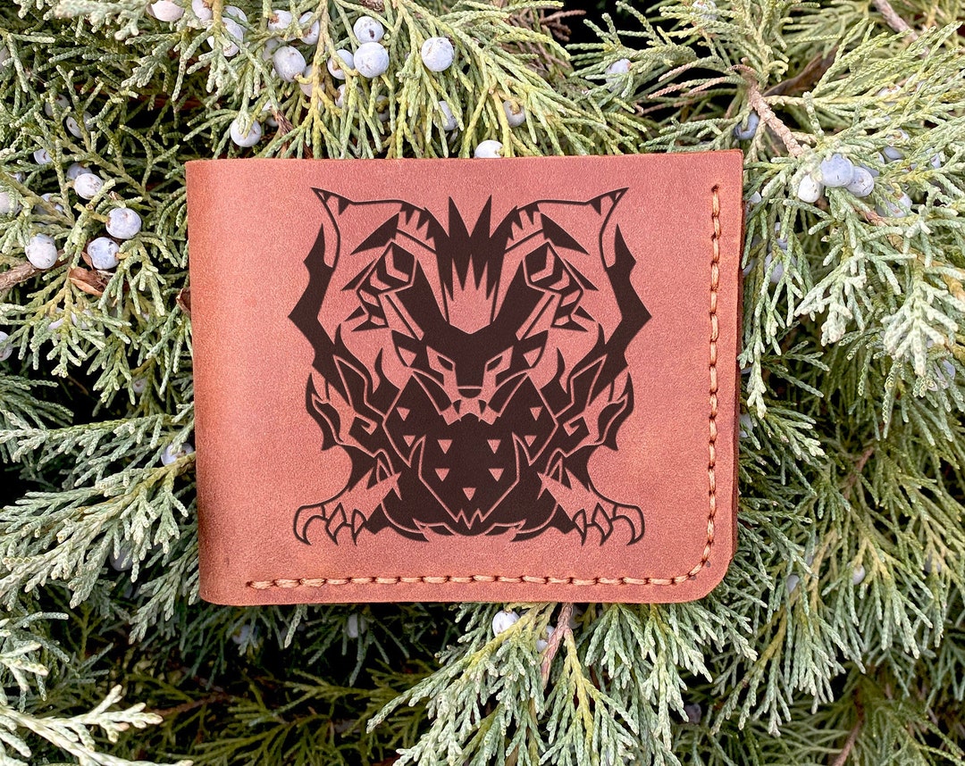 Teostra Monster Hunter World Leather Wallet Christmas Gift for Gamer ...