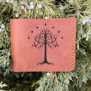 Tree of Gondor Wallet, Personalized Mens Wallet, Lord of the Rings LOTR ...