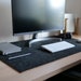 Extra Large Felt Desk Mat Natural Wool Desk Pad Home Office - Etsy