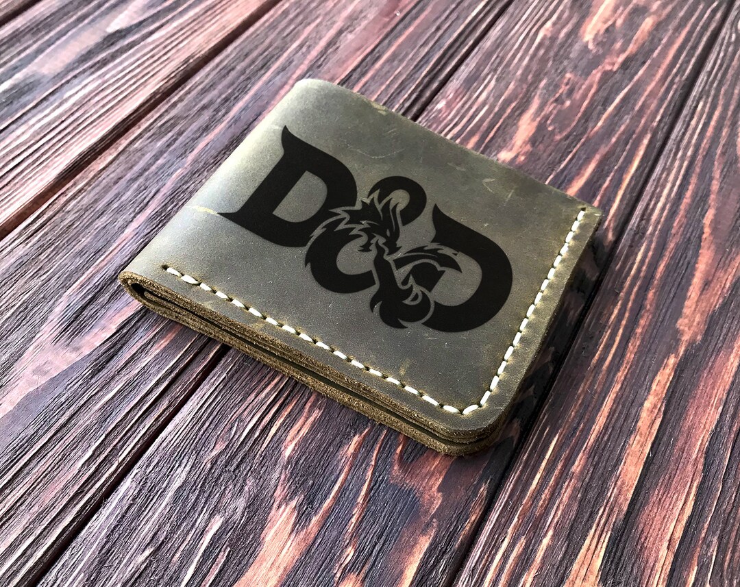 Dungeon and Dragons Wallet Christmas Gift for Gamer Personalized Mens ...