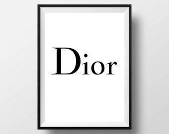 Dior printable | Etsy