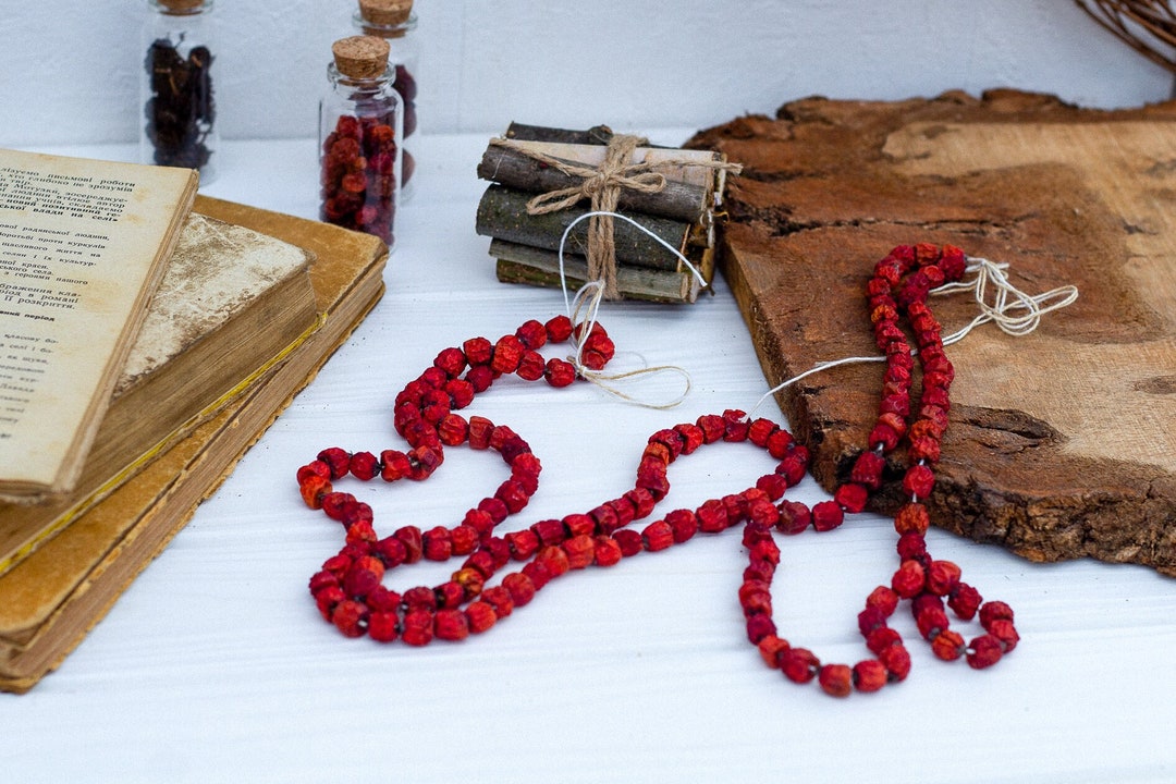 Rowan Berry Charm, Mountain Ash, Rowan Berry Pendant, Protection Spell ...