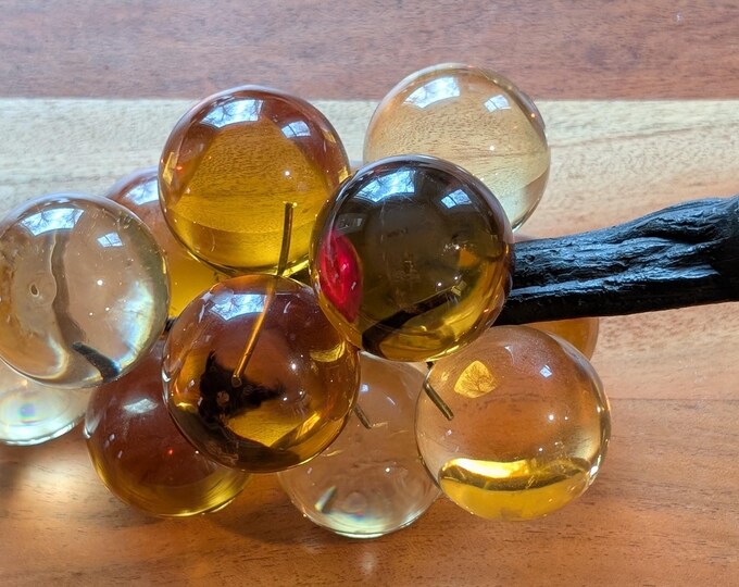1960's Lucite Grape Cluster - Etsy