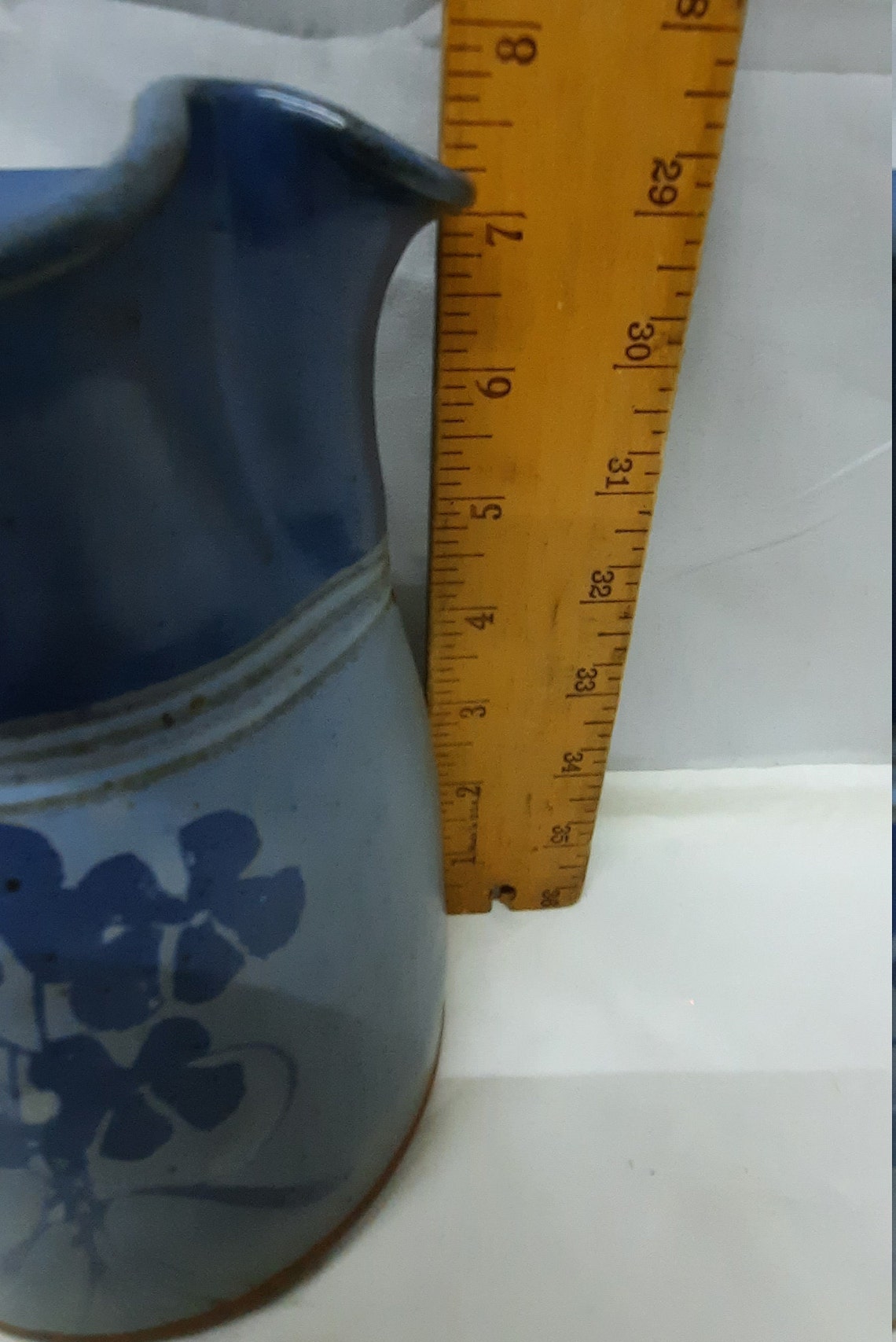 Vintage Signed Art Pottery Pitcher | Etsy