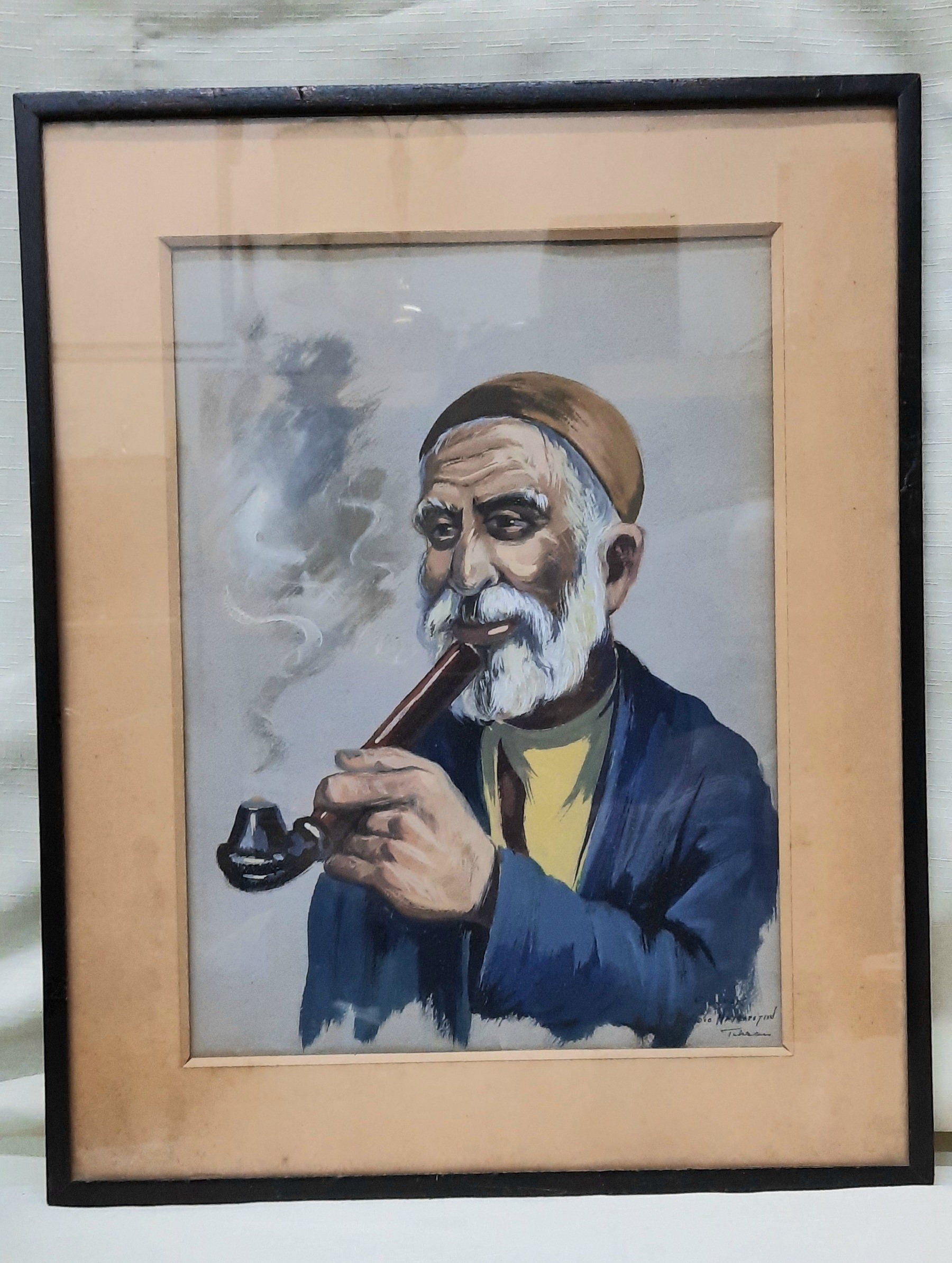 R.A Hayrapetian Famous Studio Demon Artist Original Watercolor 16 X 20 ...